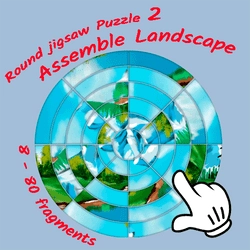 Round jigsaw Puzzle 2 - Assemble Landscape | Your source of the most ...